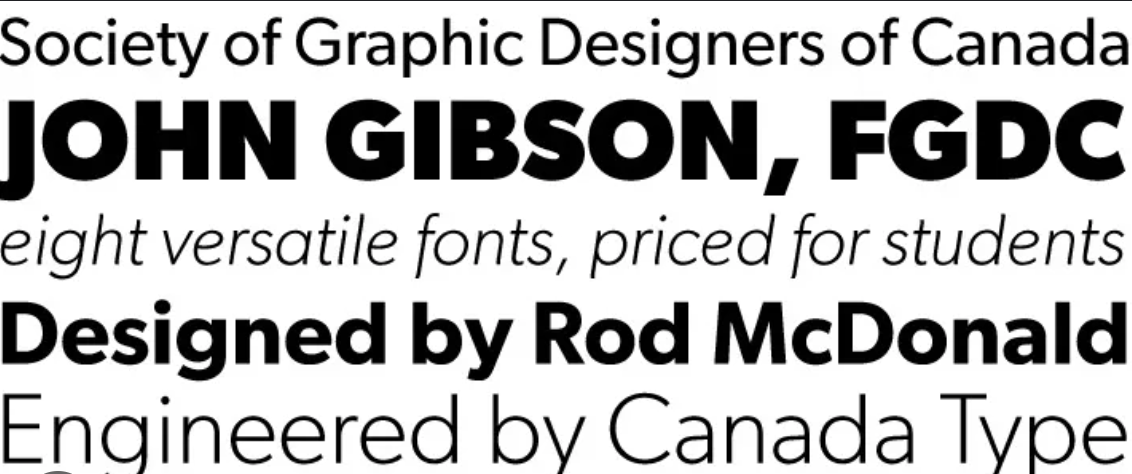 Introducing the Gibson Font Family: A Remarkable Tribute to John Gibson ...